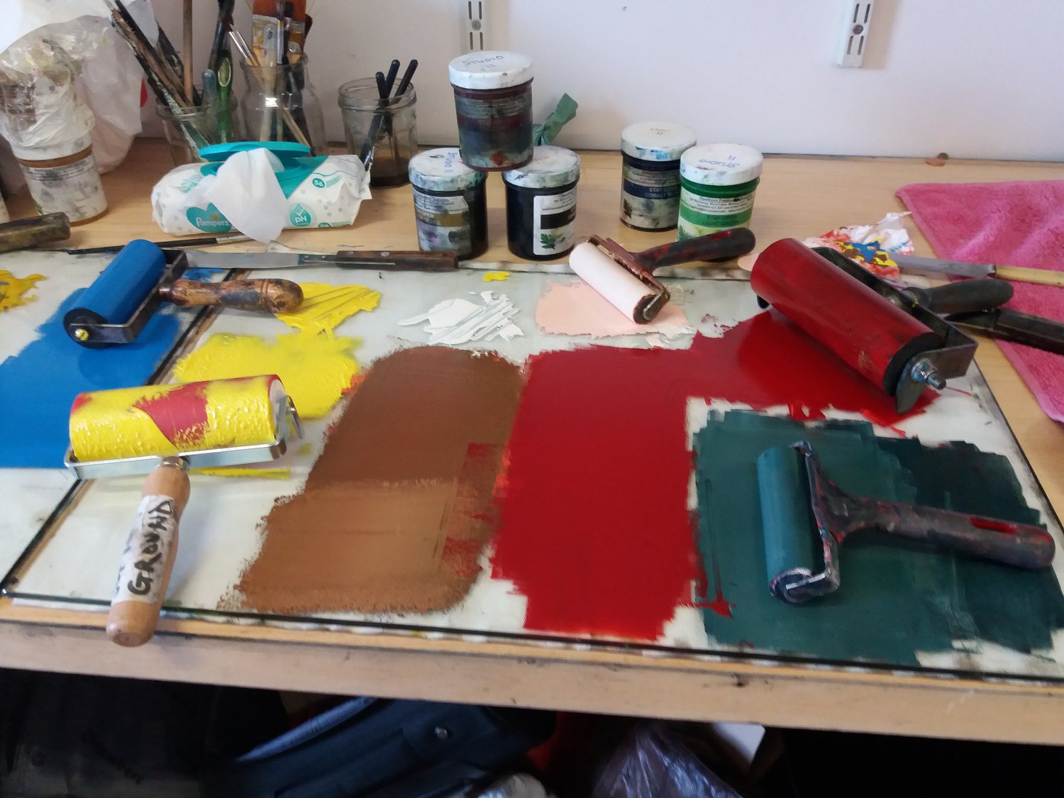 » 3 Colour Reduction Lino Printmaking