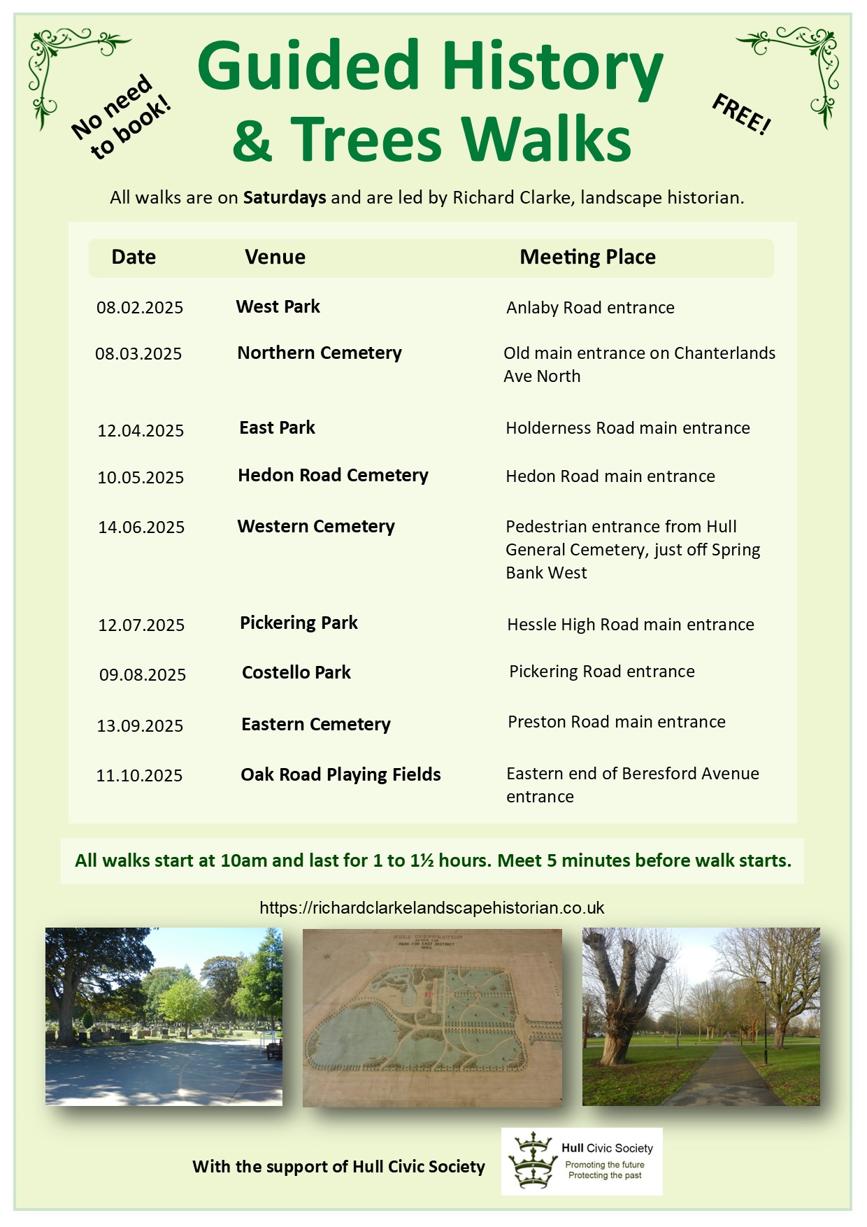 » Guided History & Tree Walks